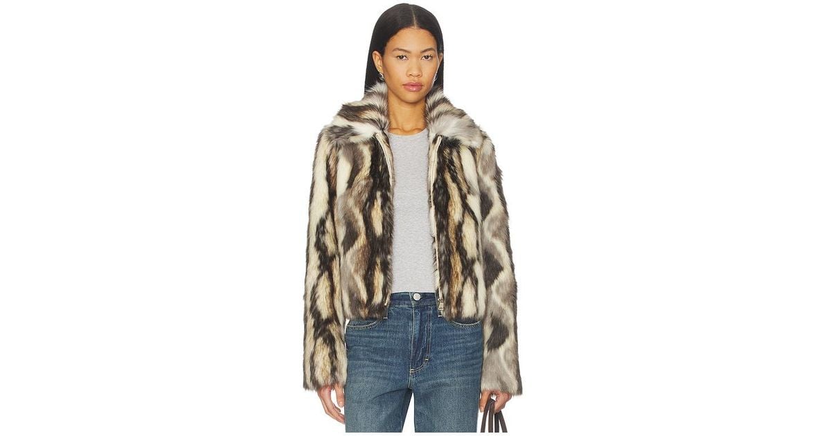 Adrienne Landau Emory Jacket in Blue | Lyst UK