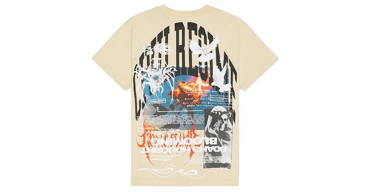 Civil Regime Sign Of The Times Boxy Tee in White for Men | Lyst