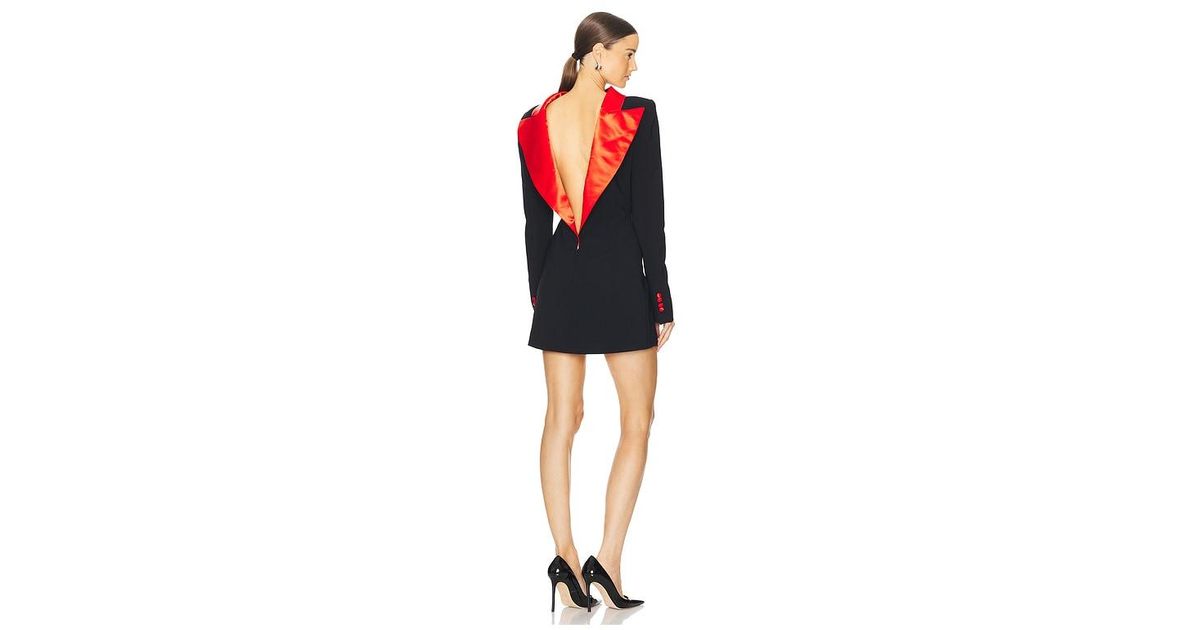 LAQUAN SMITH Reverse Blazer Dress in Black | Lyst
