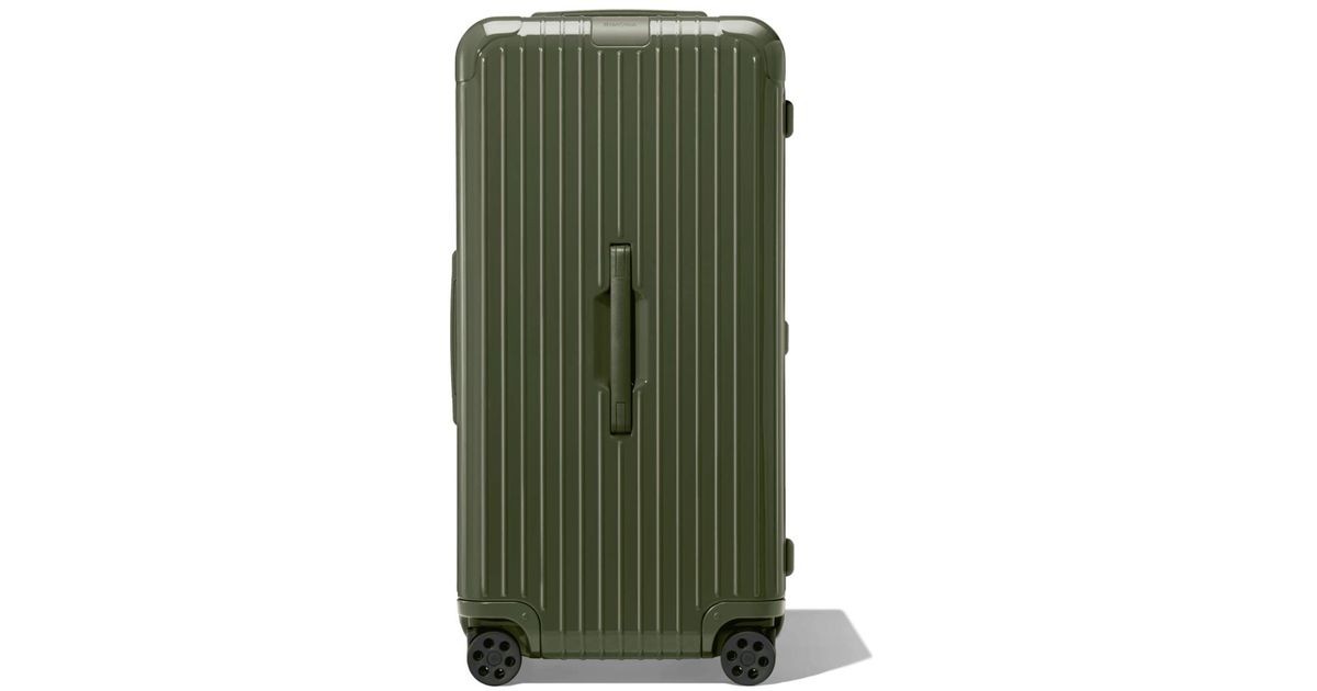 RIMOWA Essential Essential Trunk Plus Suitcase In Cactus Green ...