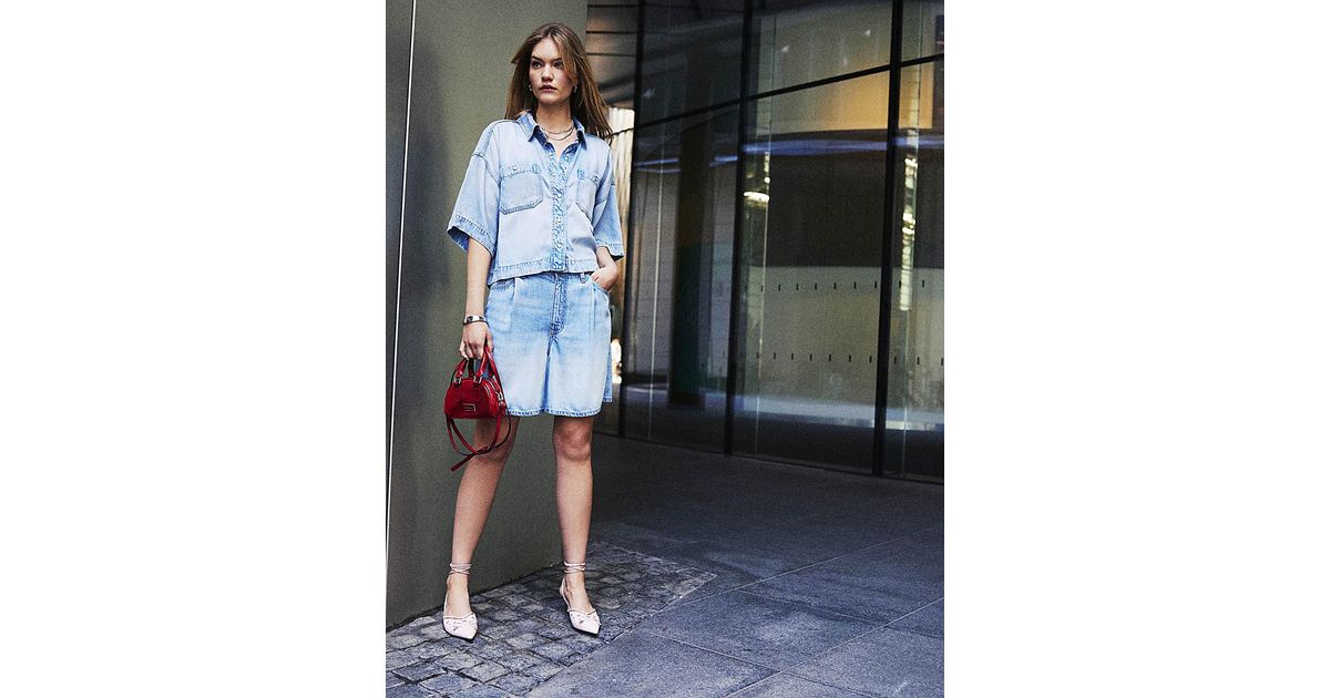 River Island Red Patent Bowler Shoulder Bag | Lyst