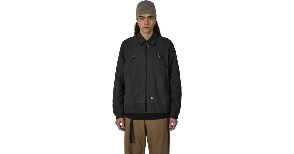 ROA Lamon Reinforced Technical Zip Up Shirt Shirts in Black for Men ...