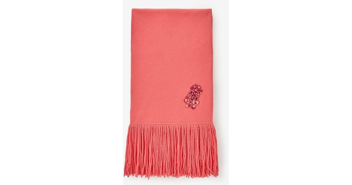 Roberto Cavalli Antique Scarf With Monogram Mirror Snake in Red | Lyst UK
