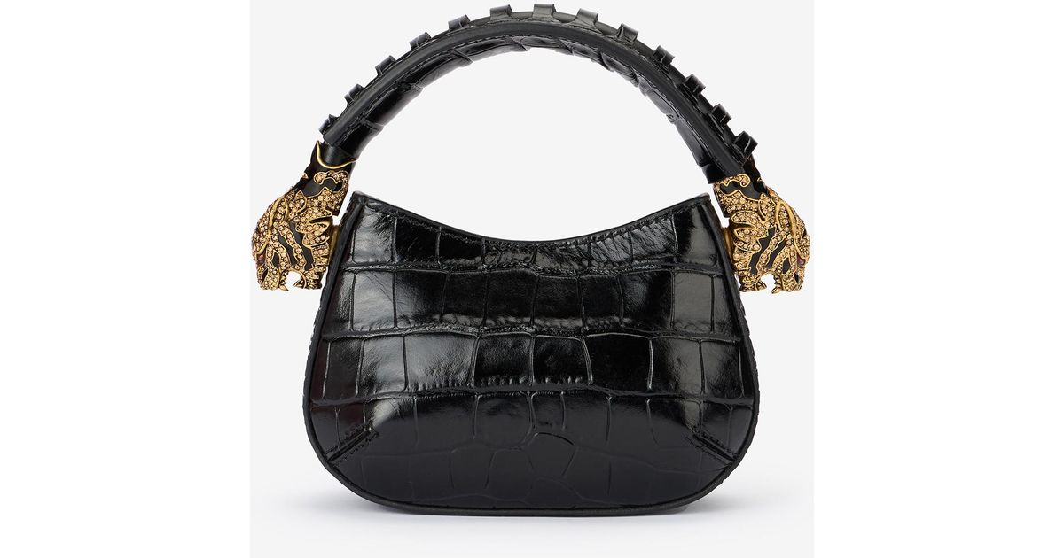Roberto Cavalli Mini Roar Bag in Black | Lyst