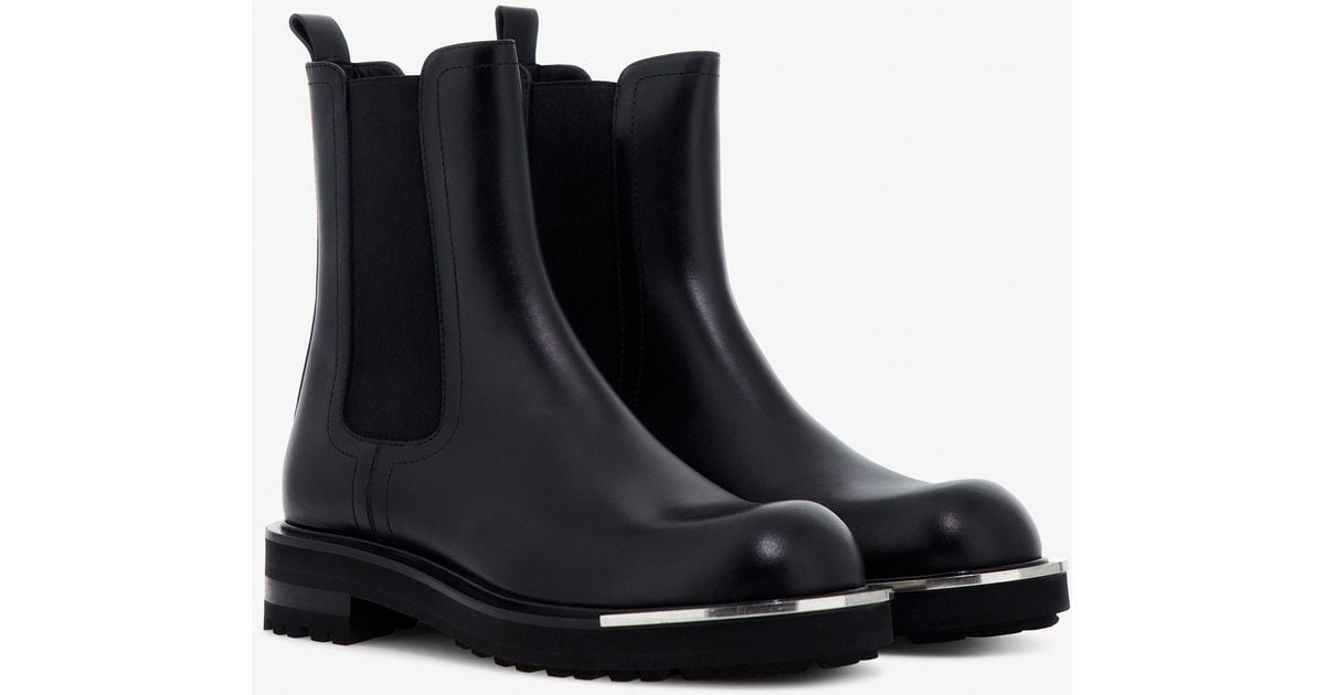 Roberto Cavalli Boots With Fang Detail in Black for Men | Lyst