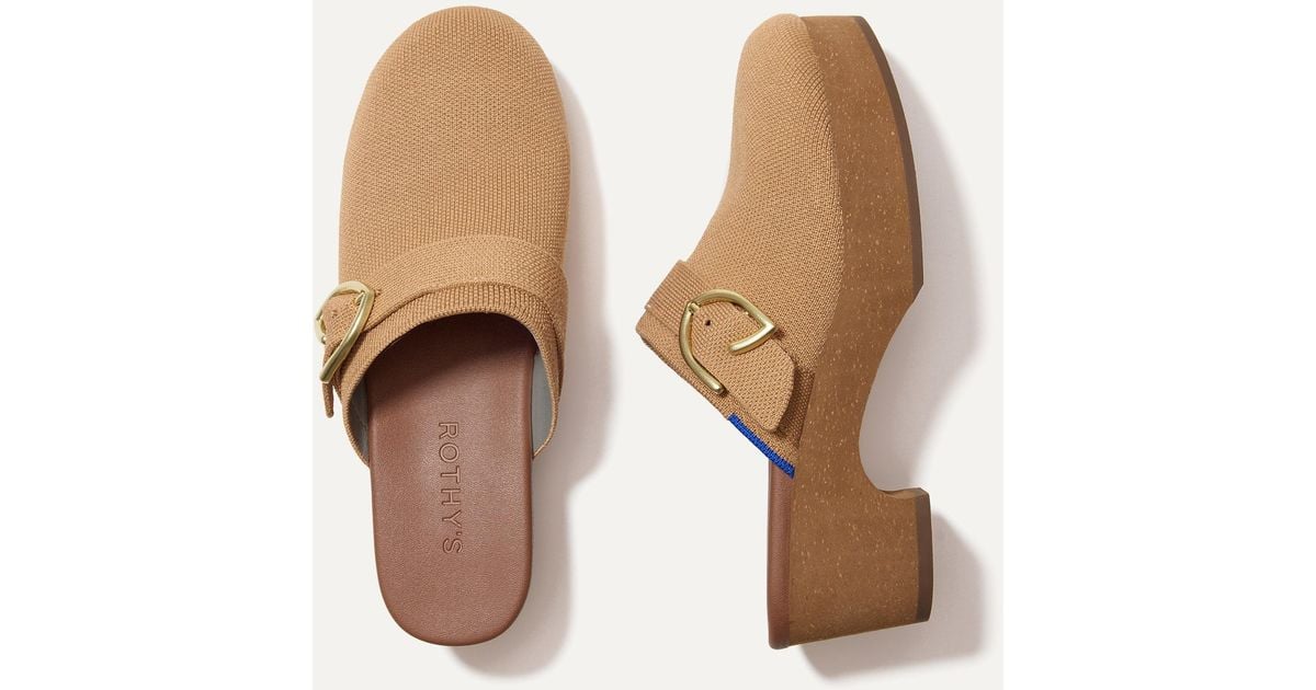 Rothy's The Classic Clog in Brown | Lyst