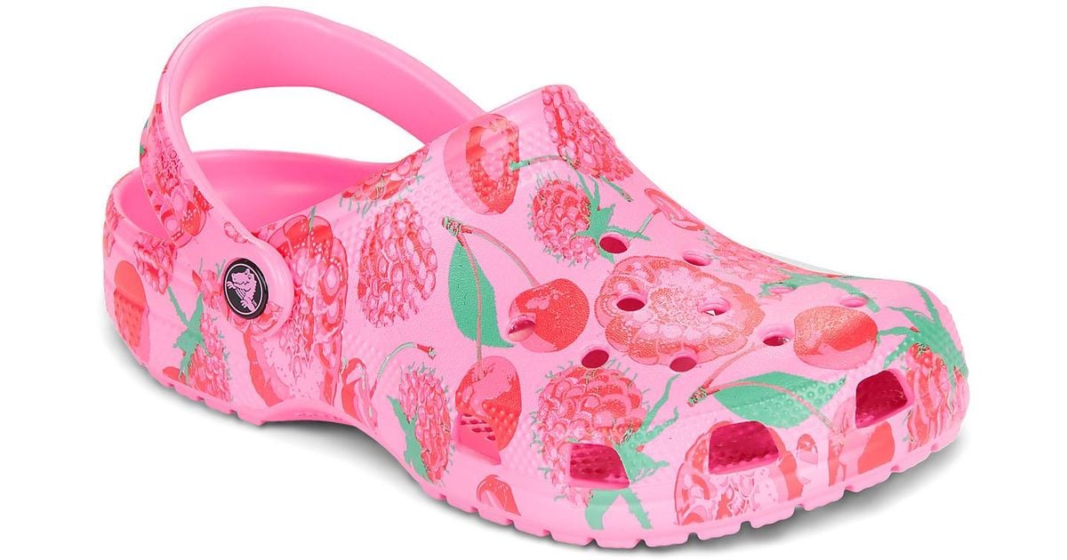 Crocs™ Clogs (shoes) Classic Summer Fruit Clog in Pink | Lyst UK