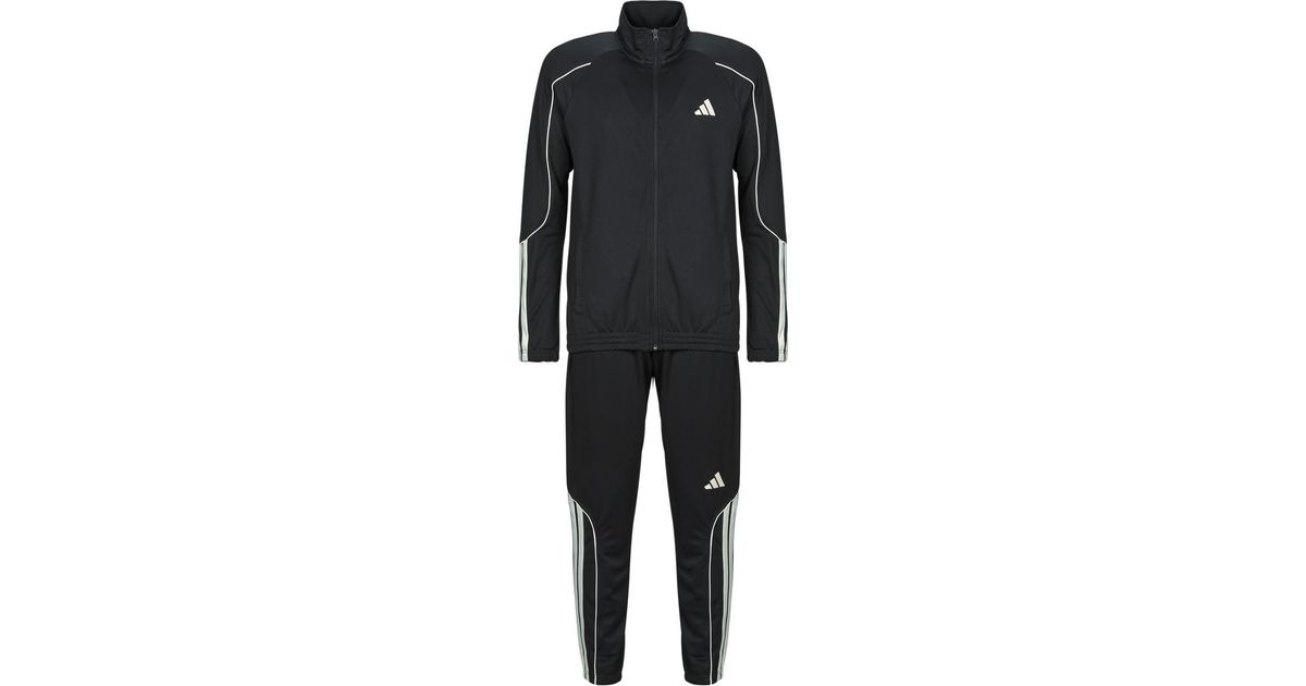 adidas Tracksuits 3-stripes Tracksuit in Black for Men | Lyst UK
