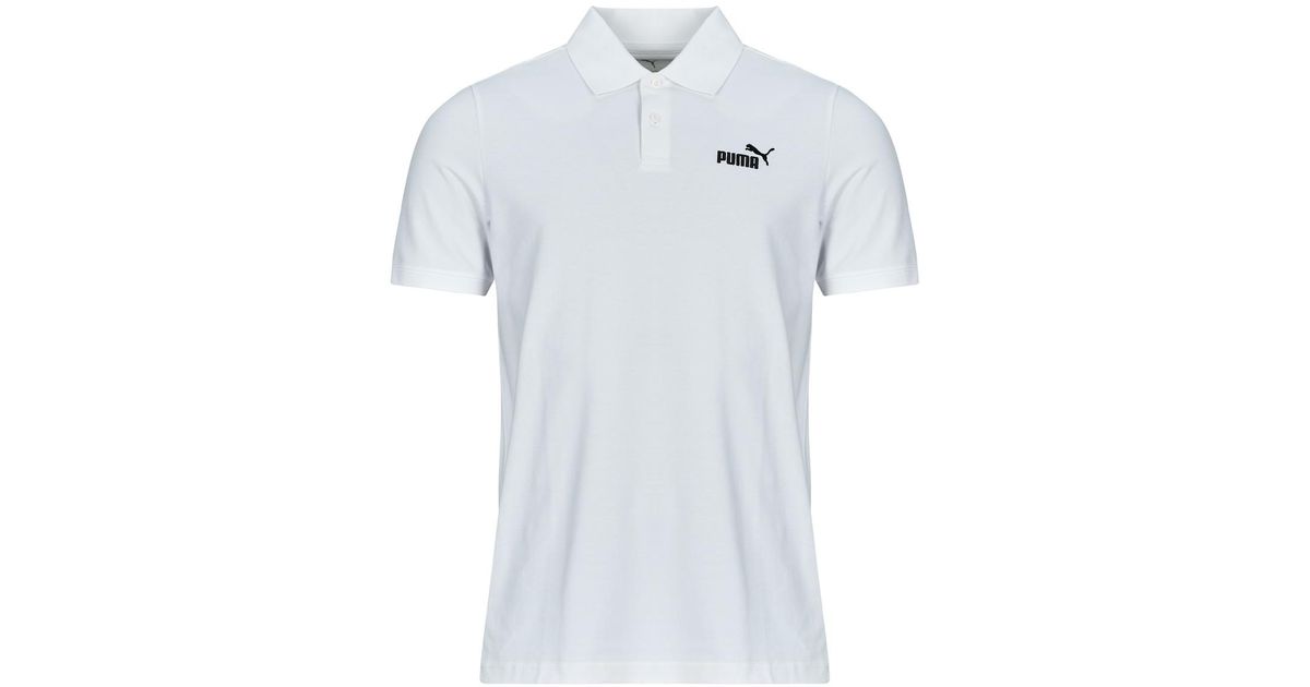 PUMA Polo Shirt Ess No. 1 Logo Pique Polo in Blue for Men | Lyst UK