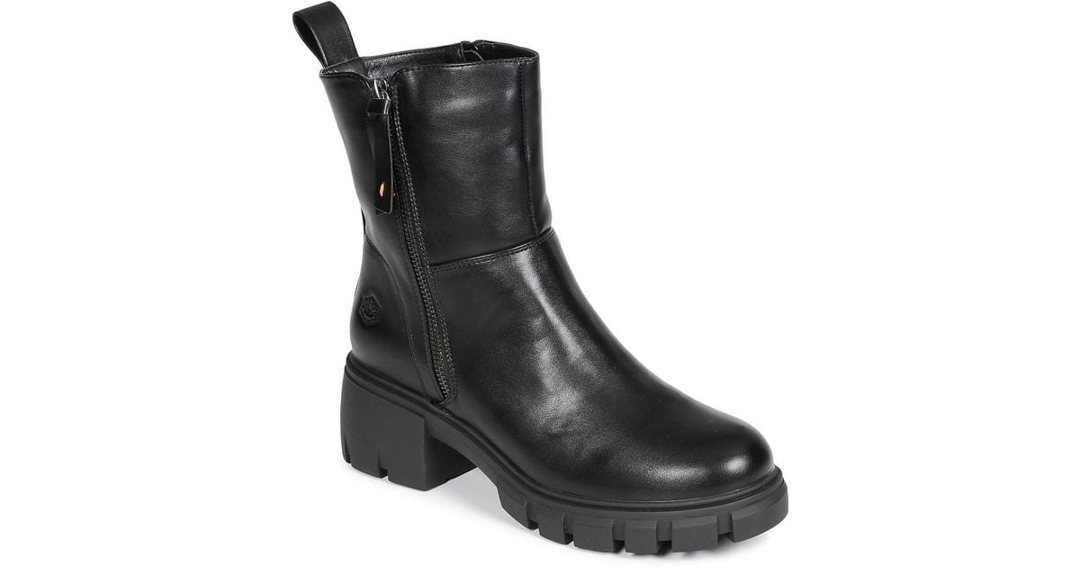 Lumberjack Low Ankle Boots Rosita in Black | Lyst UK