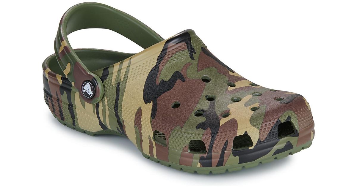 Crocs™ Clogs (shoes) Classic Camouflage Clog in Green for Men | Lyst UK