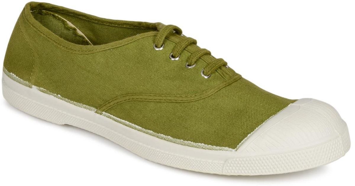 Bensimon Shoes (trainers) Tennis Lacet in Green | Lyst UK