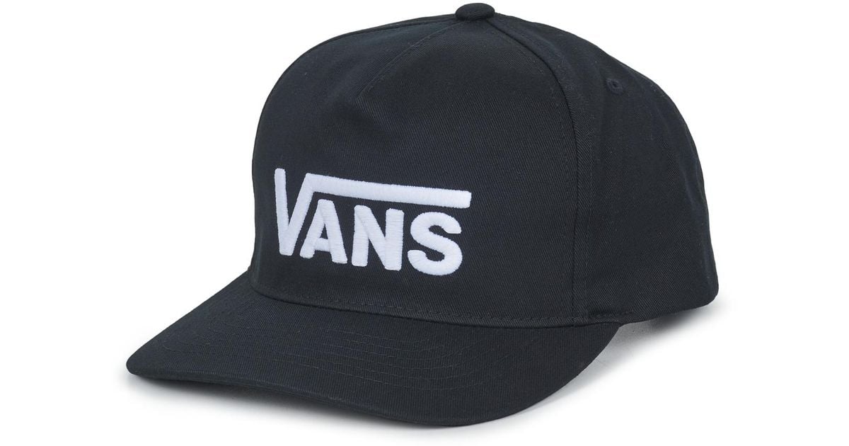 Vans Cap M Drop V Logo Snapback in Black | Lyst UK