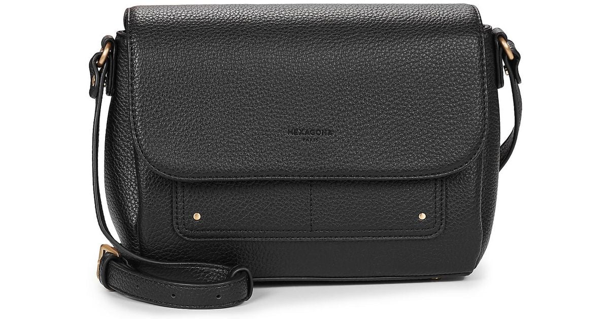 Hexagona Shoulder Bag Zora in Black | Lyst UK