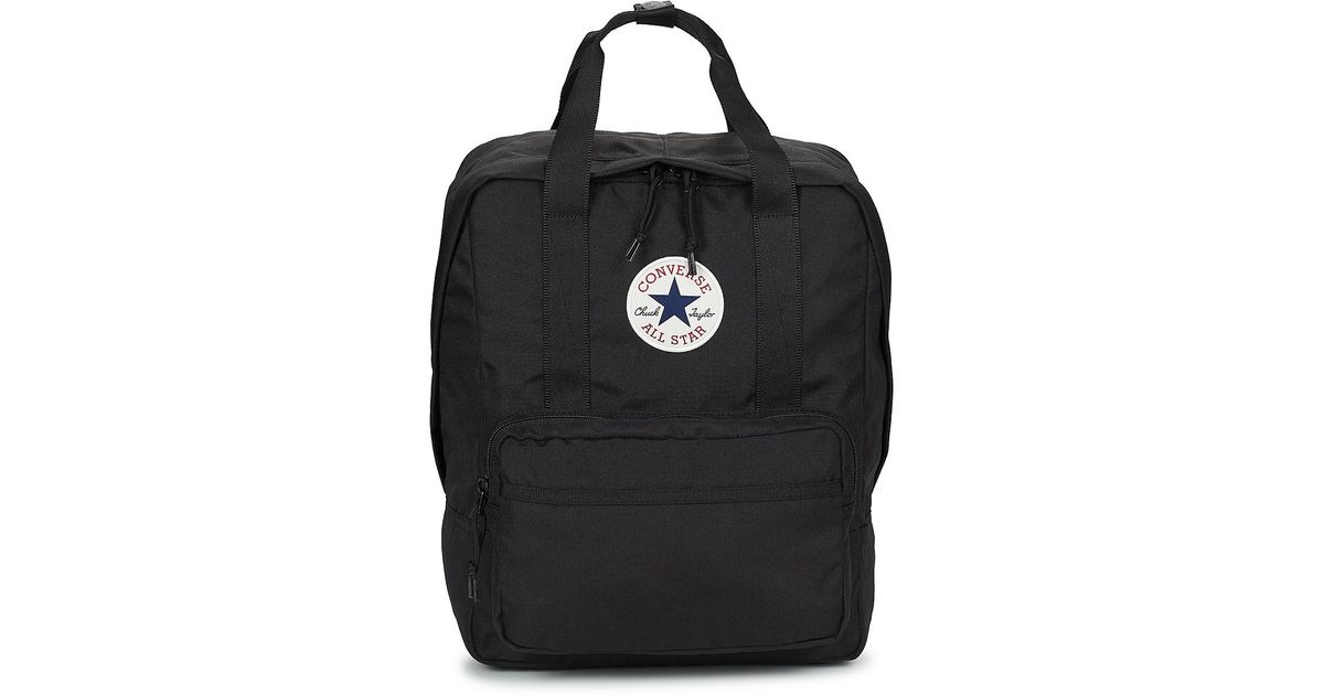 Converse Backpack Bp Small Square Backpack in Black for Men | Lyst UK