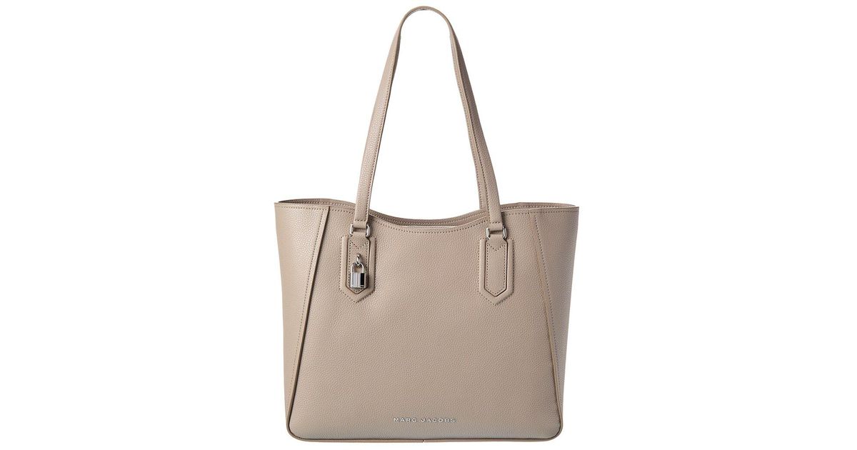 Marc Jacobs Drifter Work Leather Tote in Natural | Lyst UK