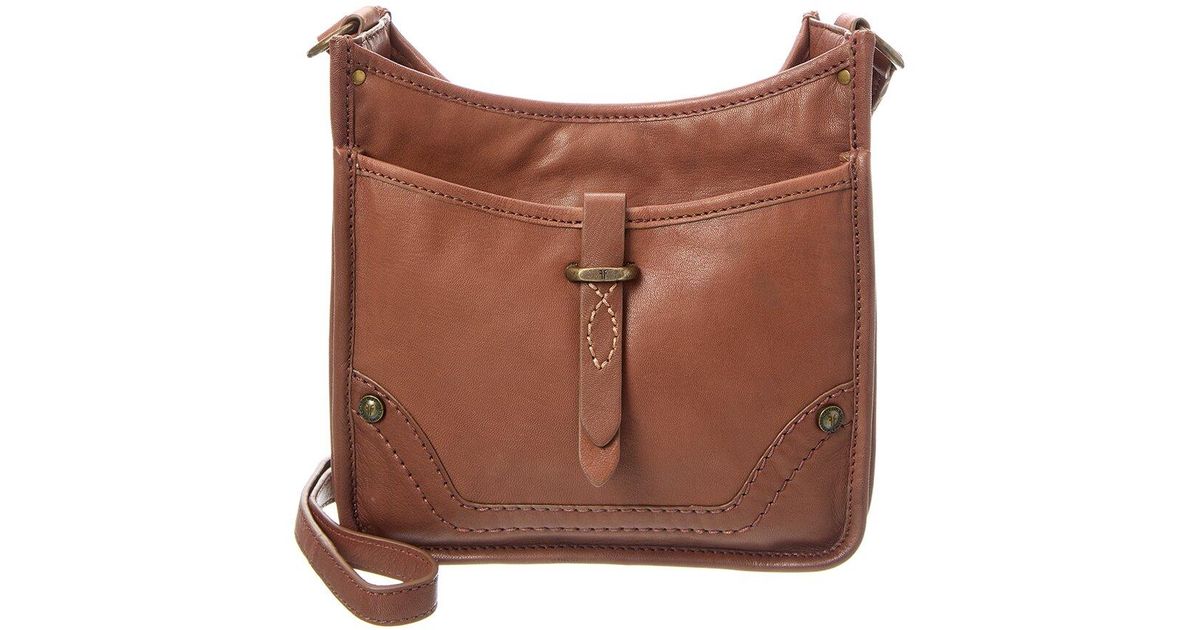 Frye Campus Leather Crossbody in Brown | Lyst