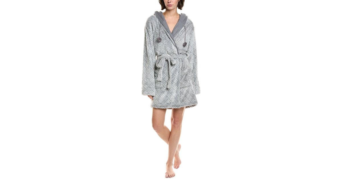 Honeydew Intimates Winter Night Robe in Grey | Lyst UK