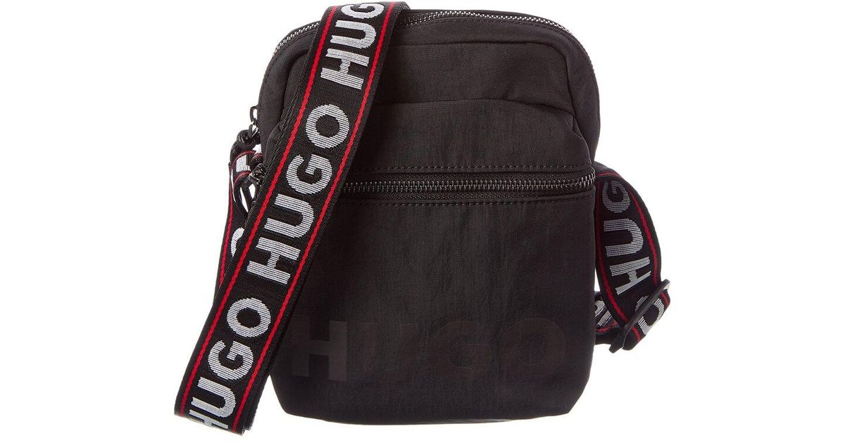 BOSS Quentyn Ns Zip Reporter Bag in Black for Men | Lyst