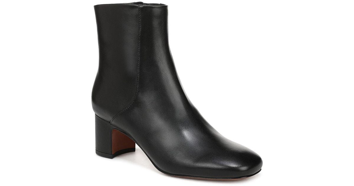 Vince Kellan Leather Boot in Black | Lyst