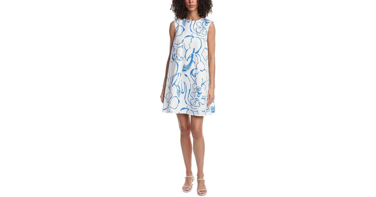 Marimekko Palatsi Baluns Mini Dress in Blue | Lyst