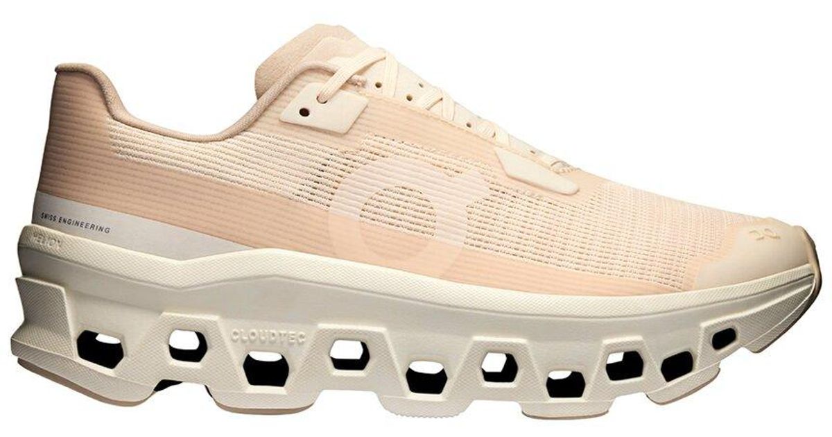 On Shoes Cloudmonster Void Sneaker in Natural | Lyst UK