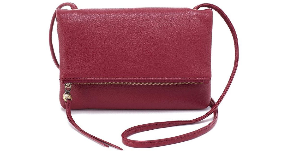 Hobo International Grant Small Leather Crossbody in Purple | Lyst