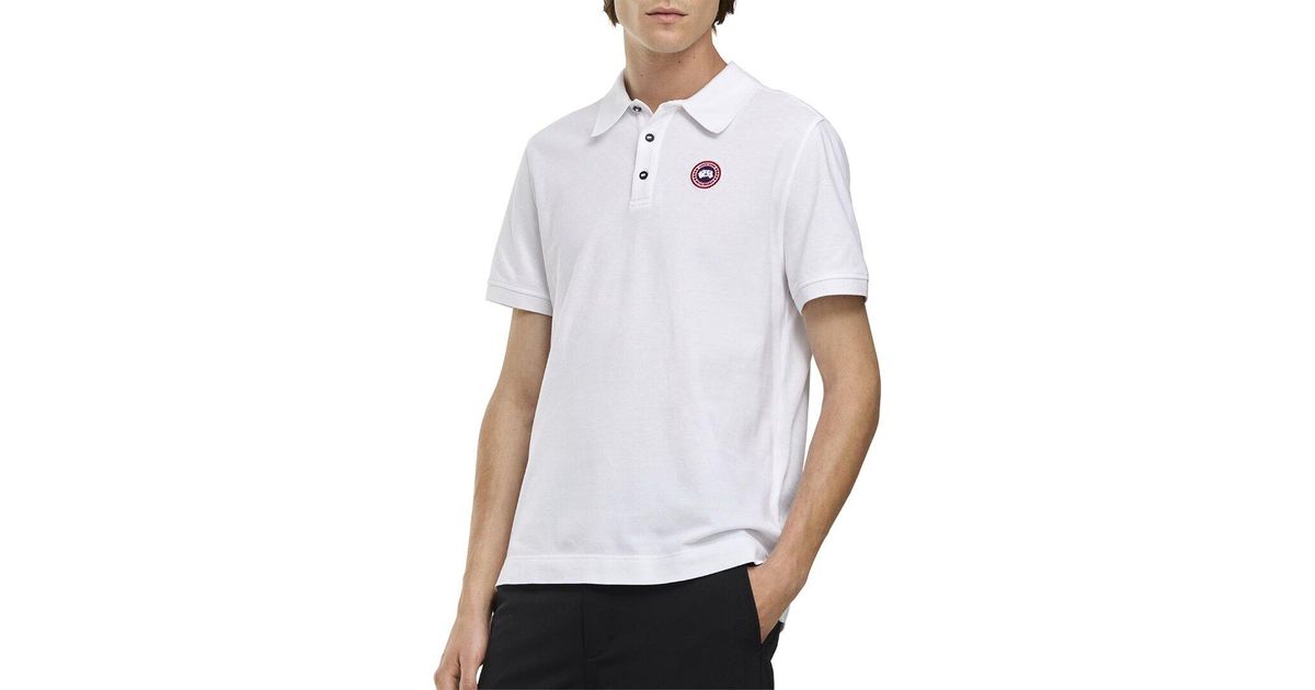 Canada Goose Beckley Polo in White for Men | Lyst UK