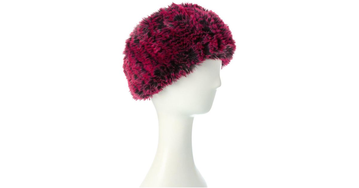 Surell Knit Headband in Red | Lyst UK