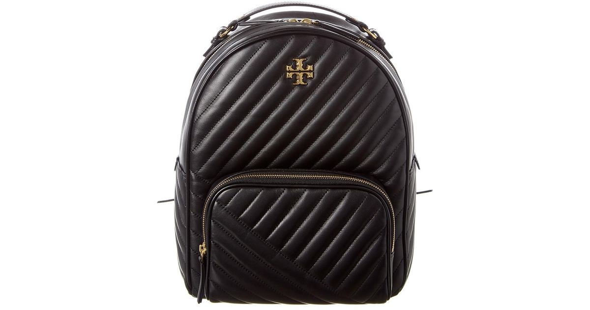 Tory Burch Quilted Backpack in Black | Lyst