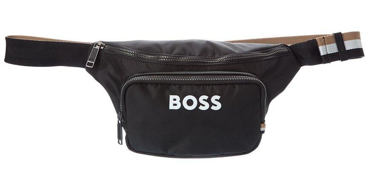 BOSS Catch 3.0 Bumbag in Black for Men | Lyst