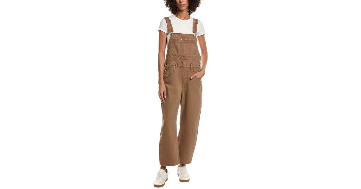 Free People We The Free Deep Trance Overall in Brown | Lyst