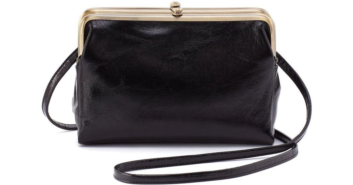 Hobo International Lauren Leather Crossbody in Black | Lyst