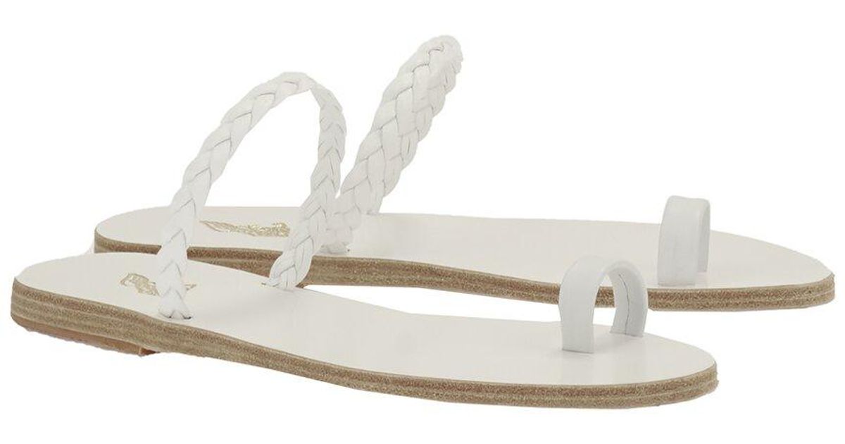 Ancient Greek Sandals Thalia Bridal Sandal in White | Lyst