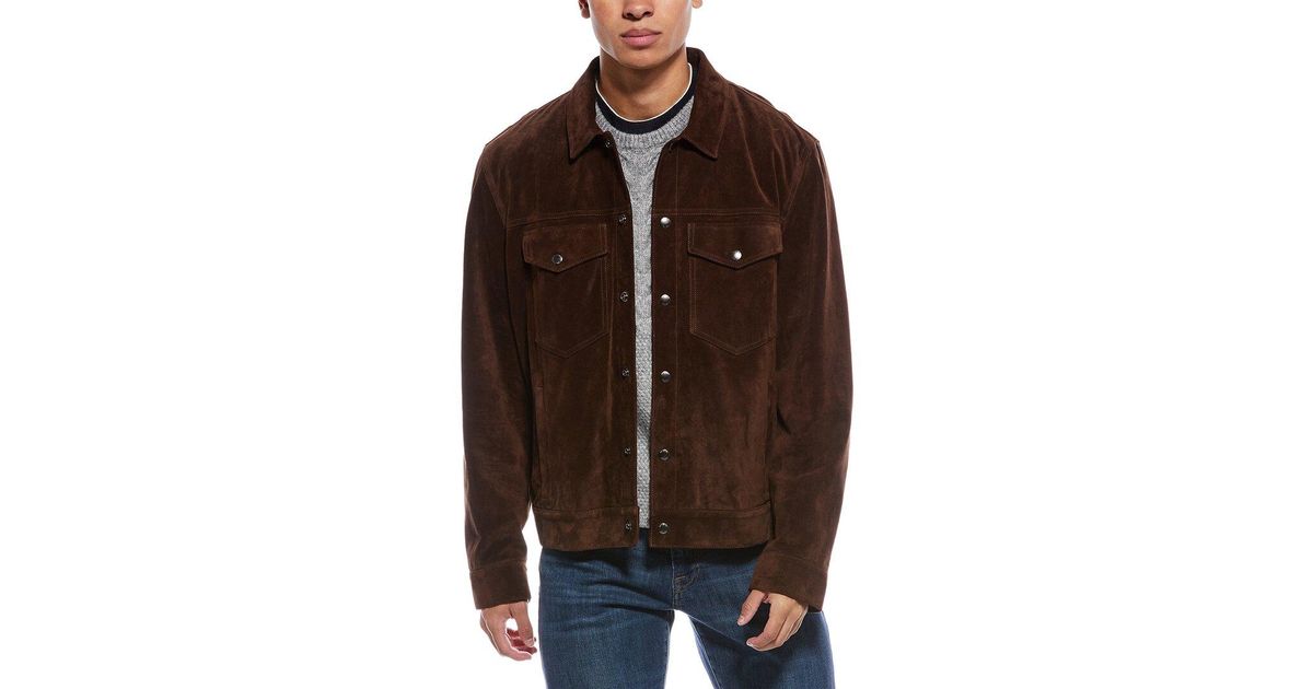 Todd Snyder Multi Suede Dylan Jacket in Brown for Men | Lyst UK