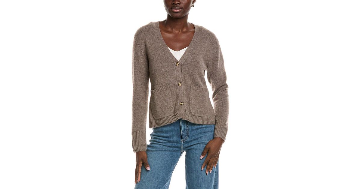 Kier + J Kier + J Scarlet Wool & Cashmere-Blend Cardigan in Blue | Lyst UK