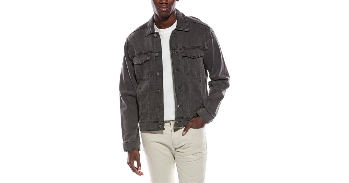 Jason Wu Denim Trucker Jacket in Black for Men | Lyst