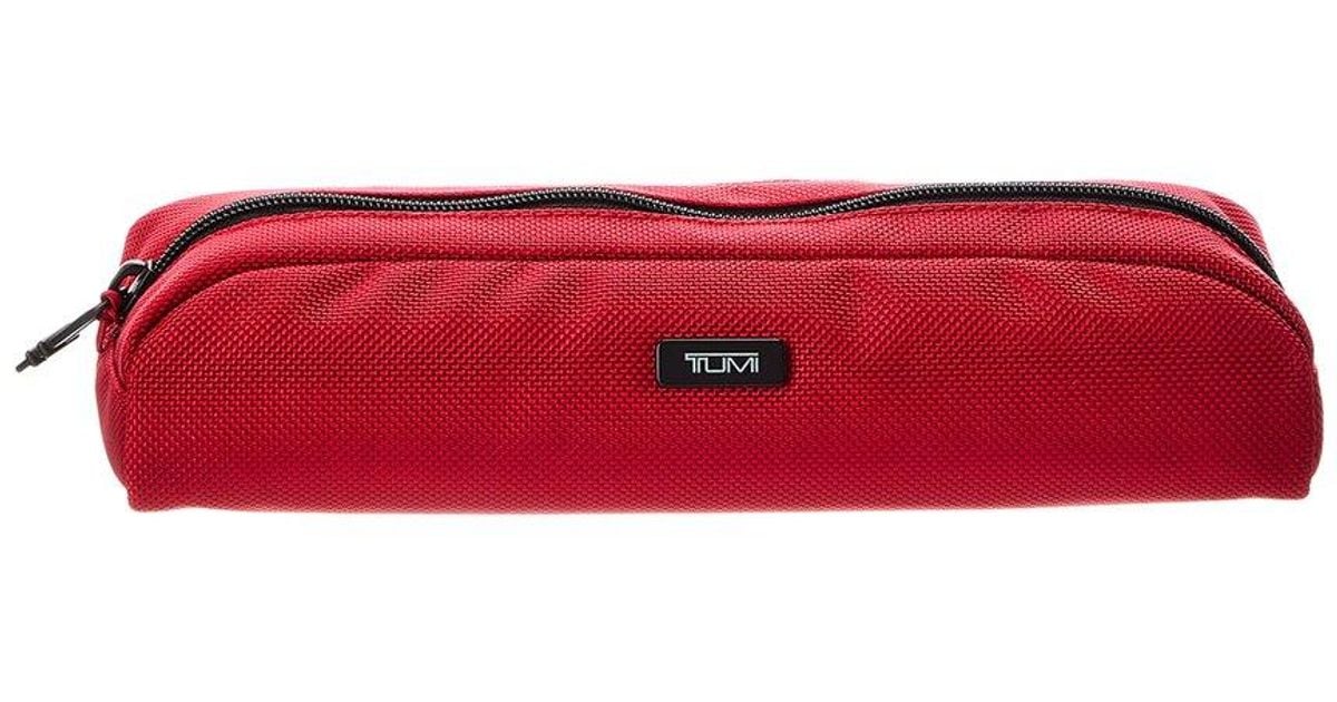 Tumi Cord Pouch in Red | Lyst