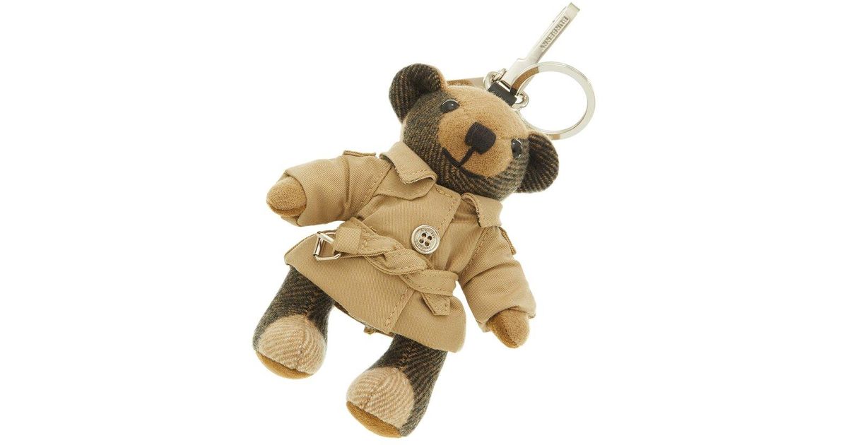 Burberry Thomas Bear Trench Coat Charm in Metallic | Lyst