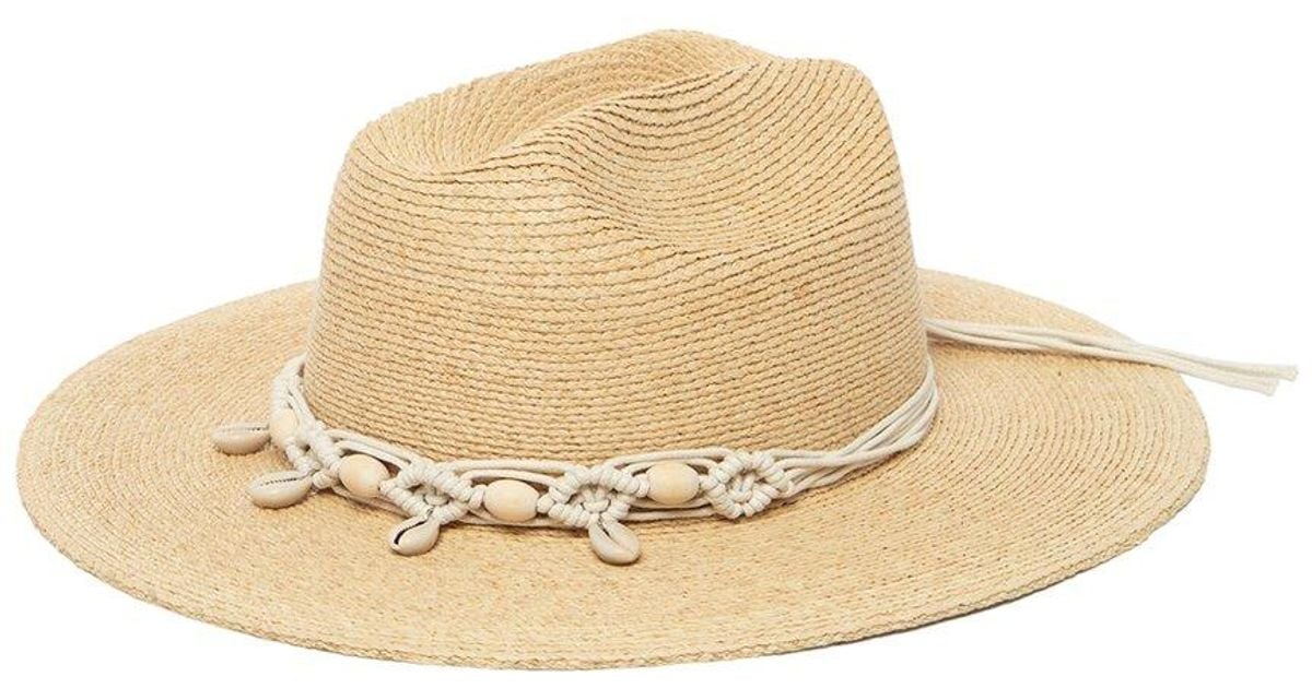 San Diego Hat Shell Sun Hat in Natural | Lyst