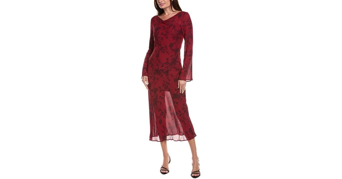Wayf Maxi Dress in Red | Lyst UK