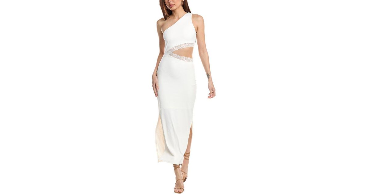 Beach Riot Genevieve Lace Maxi Dress in White | Lyst