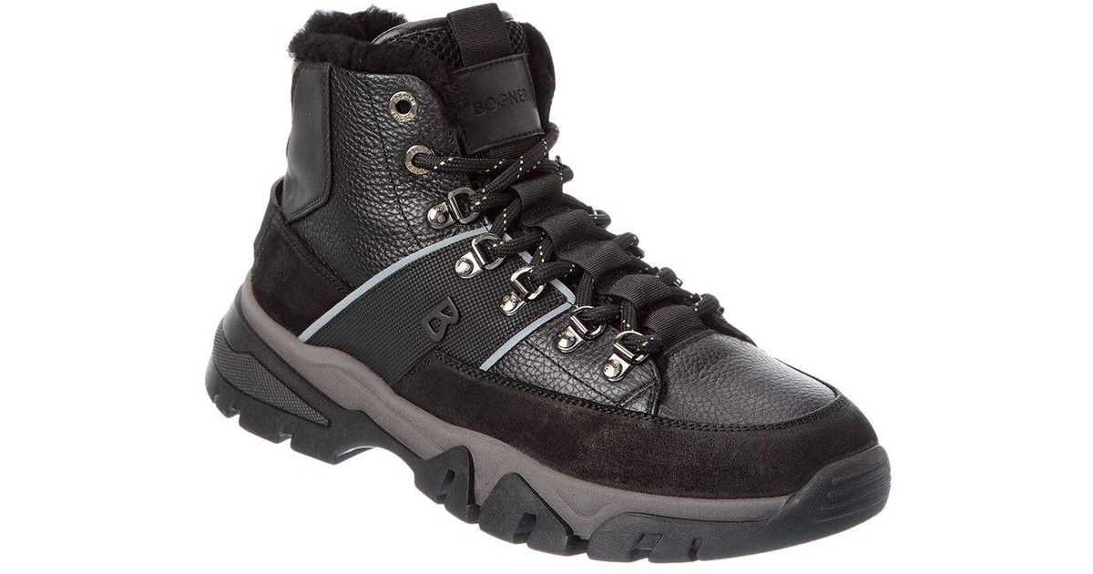 Bogner Copper Mountain 3 Leather Boot in Black for Men | Lyst