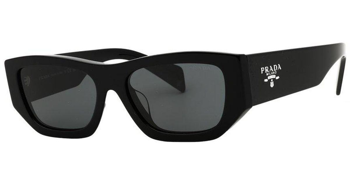 Prada 0Pr A01S 53Mm Sunglasses in Black | Lyst UK