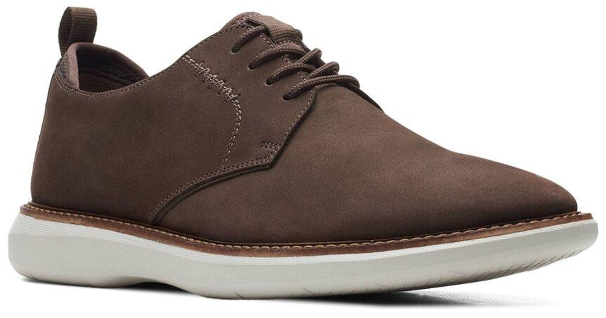 Clarks Brantin Low Nubuck Shoe in Brown for Men | Lyst
