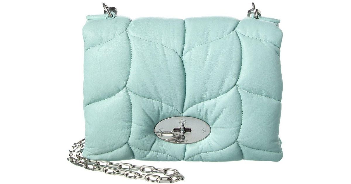 Mulberry Little Softie Leather Shoulder Bag in Blue | Lyst