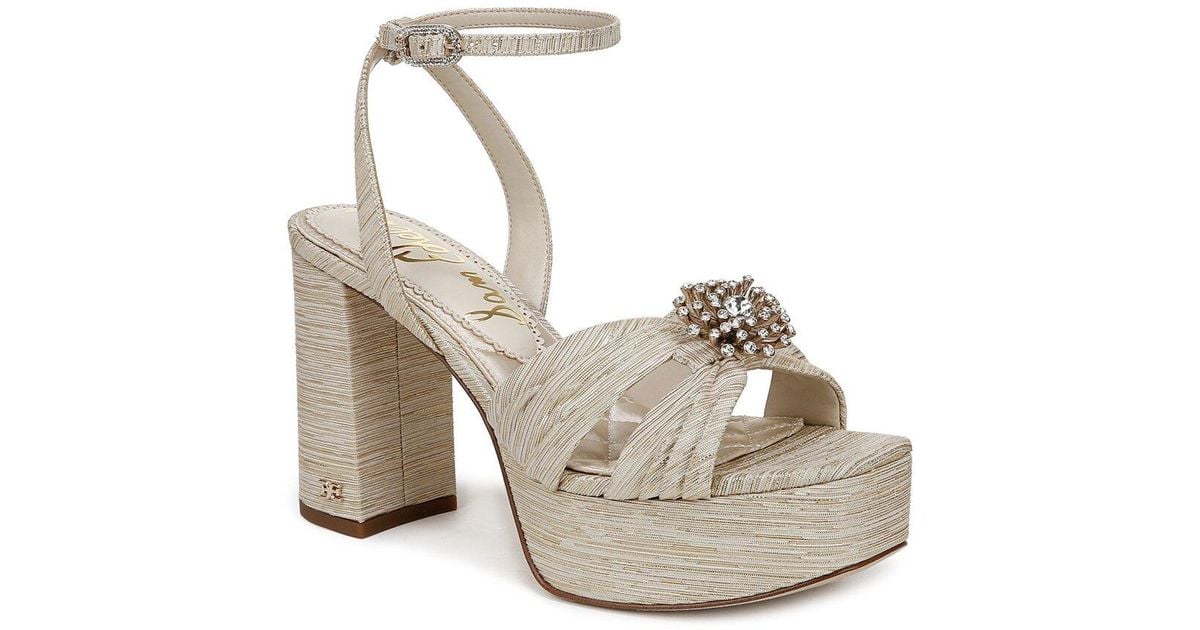 Sam Edelman Janelle Heel in White | Lyst UK
