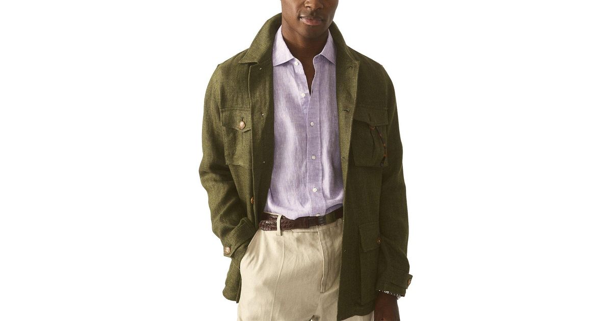 J.McLaughlin Aston Jacket in Brown for Men | Lyst UK