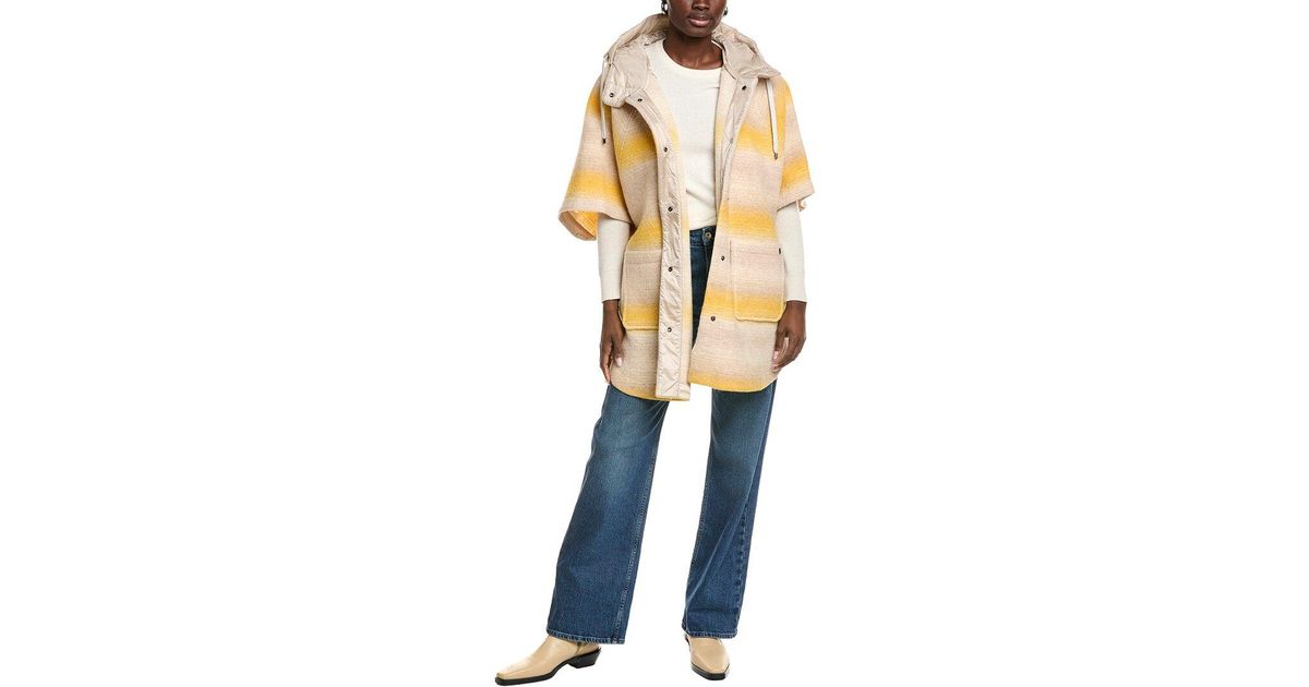 Bogner Harriet Woven Wool Jacket in Natural | Lyst UK