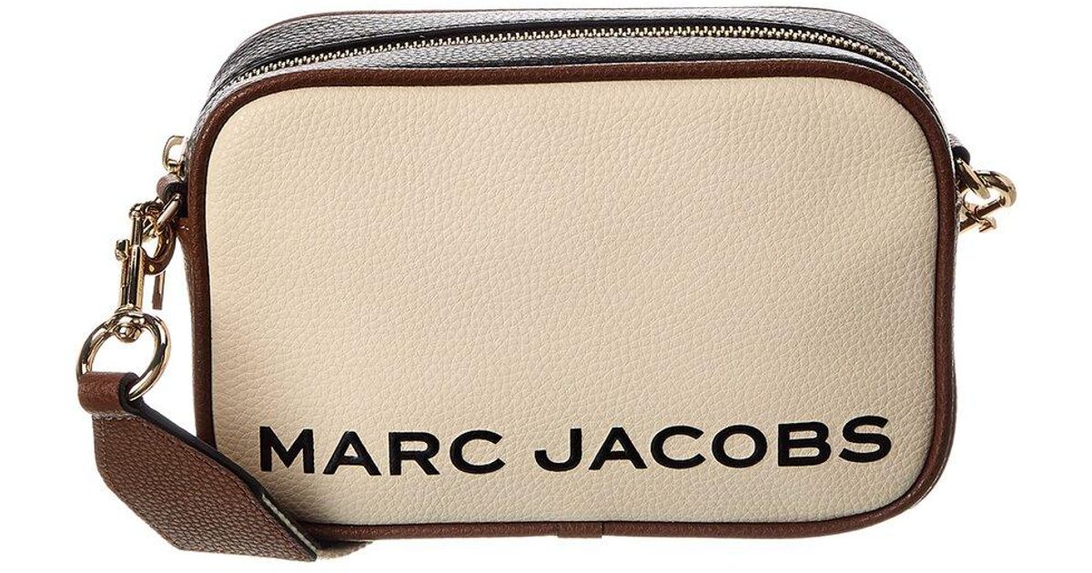 Marc Jacobs Leather Camera Bag in Natural | Lyst UK